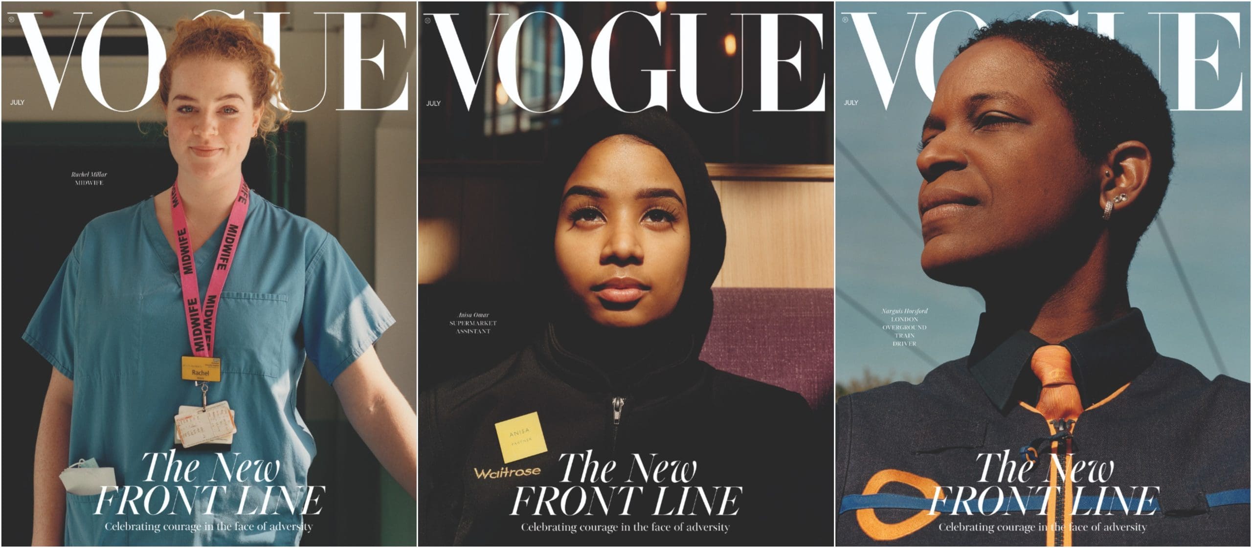 Behind British Vogue's Covers Honoring Frontline Workers | Rangefinder